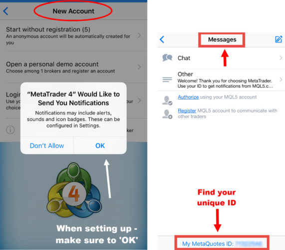 How to Setup MT4/MT5 Mobile Alerts Right to Your Phone